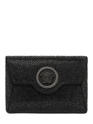 VERSACE Versace Embellished Chain Shoulder Bag