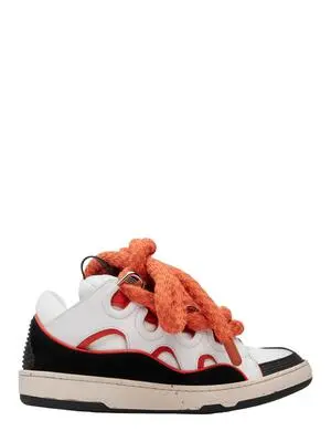 LANVIN Lanvin Round-Toe Sneakers With Thick Woven Shoelaces