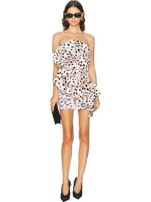 PatBO PATBO Peony Dots Mini Dress White