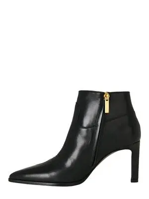 NILI LOTAN Lucinda Stiletto Ankle Boots - Black