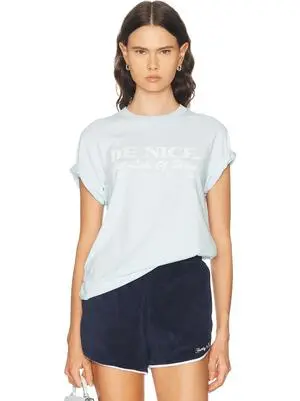 Sporty & Rich Be Nice" T-shirt - Mist