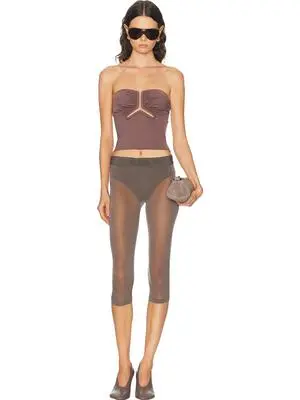 Rick Owens Alannah Bustier Top - Grape