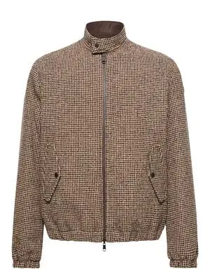 Moncler Ebrodel Reversible Down Shirt Jacket - Brown