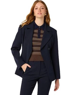 ASTR THE LABEL ASTR The Label Linda Cutaway Hem Blazer