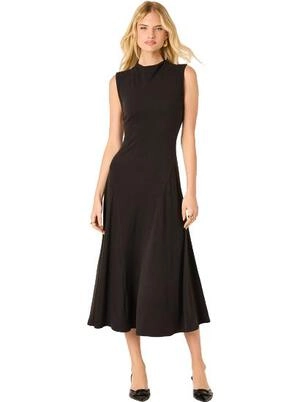 Astr The Label ASTR The Label Mock Neck Midi Dress Black