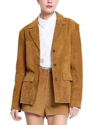 CENTRAL PARK WEST Odessa Studded Bf Blazer