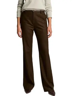 Vince Wool Blend Flare Pants - Cypress
