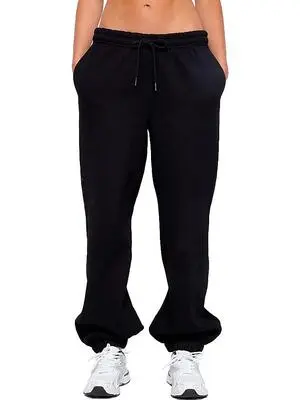 EDIKTED Raely Oversized Sweatpants - Black
