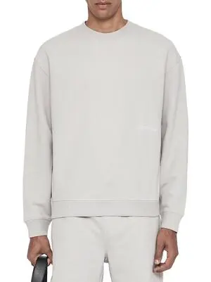 ALLSAINTS Aston Cotton Sweatshirt - Sky Blue