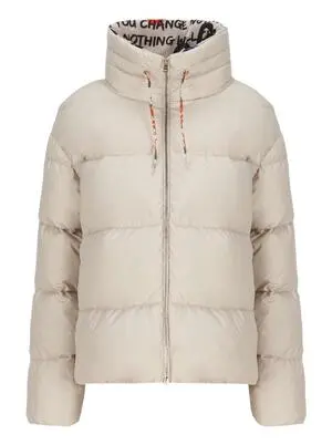 Herno Oversize Padded Bomber Jacket - Nude