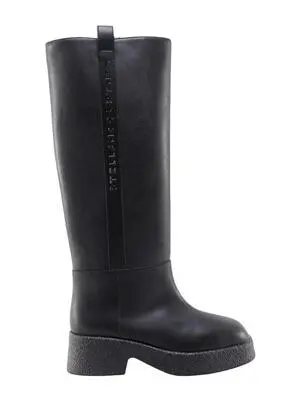 Stella McCartney Skyla Knee-high Boots With Chunky Sole - Black