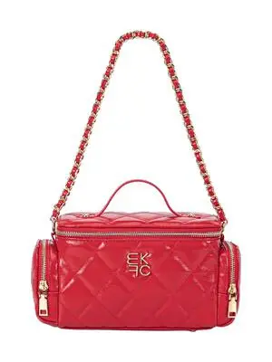 MKF COLLECTION BY MIA K. Fortuna Quilted Crossbody Bag - Red