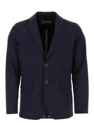 Herno Single-breasted Tailored Blazer - Black