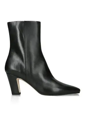 AeydĒ Leather Maris Ankle Boots 75 - Black