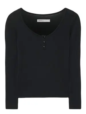 ALLSAINTS AllSaints Jules Henley Long-Sleeve T-Shirt