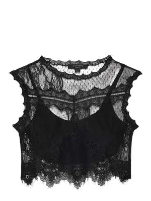 ALLSAINTS AllSaints Eliza Lace Crop Top