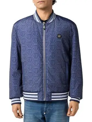 Philipp Plein Philipp Plein Bomber Jacket Blue