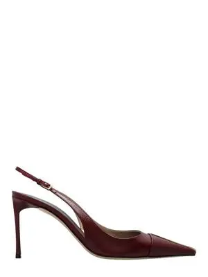 TOM FORD Tom Ford T-Bar Pointed-Toe Slingback Pumps Red