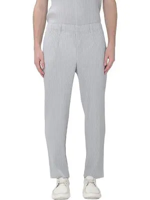 Issey Miyake Homme Plissé Pleated Trousers - Grey