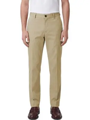 Burberry Tailored Straight Leg Trousers - Beige