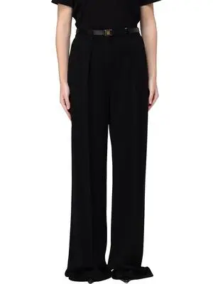Elisabetta Franchi Wide Leg Tailored Pants Black