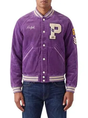 Polo Ralph Lauren Varsity Bomber Jacket - Violet