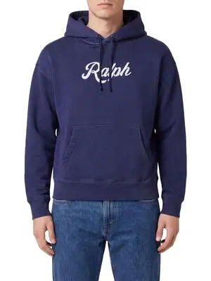 Polo Ralph Lauren Pullover Hoodie With Graphic Logo - Blue