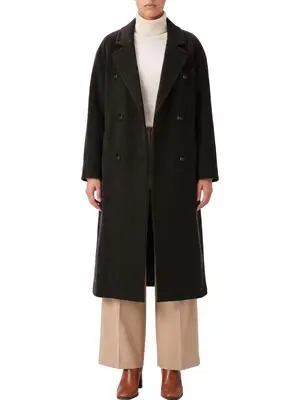 Loulou De Saison LOULOU DE SAISON Double-Breasted Coat Brown