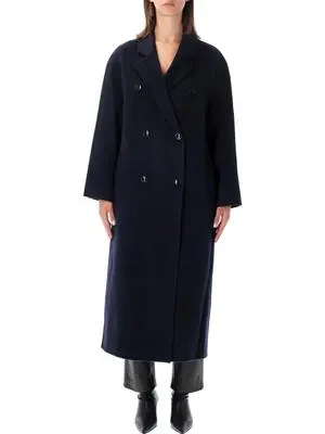 Loulou De Saison Double-breasted Coat - Navy