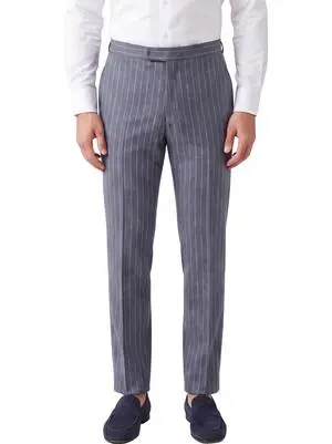 TOM FORD Pinstriped Tailored Trousers - Grey