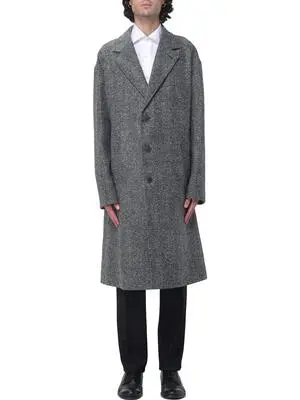 Herno Single Breasted Coat Charcoal