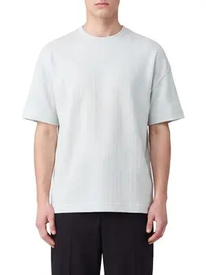 BOSS Short-sleeved Cotton Crewneck T-shirt With Dropped Shoulders