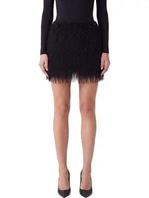 Liu Jo Liu Jo Embellished Mini Skirt Black