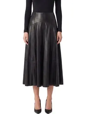 Liu Jo Liu Jo Leather Skirt Black