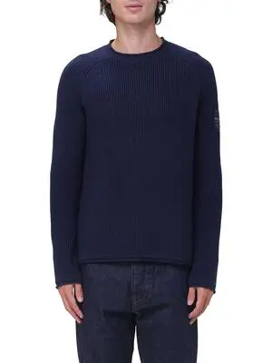 MURPHY&NYE Ribbed Crew Neck Sweater - Blue