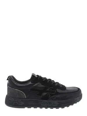 Premiata Calf Leather Sneakers - Black