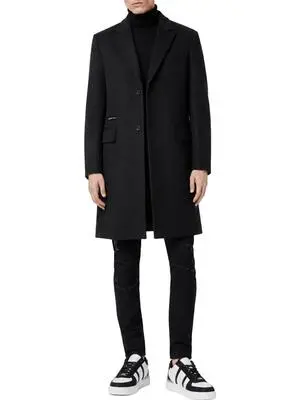 Philipp Plein Embellished Skull Coat - Black