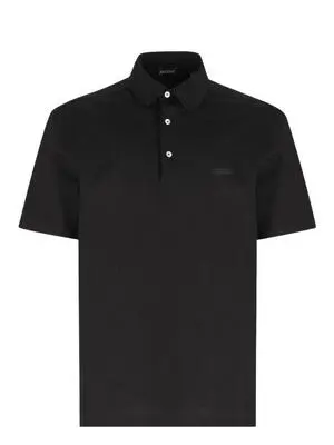 Zegna Short-sleeve Piqué Polo Shirt - Black