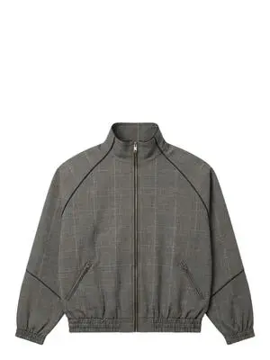 WILLY CHAVARRIA Willy Chavarria Checked Zip-Up Jacket