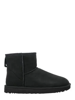 UGG UGG Classic Mini II Sheepskin-Lined Suede Boots Nero