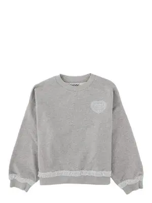 GANNI GANNI Organic Cotton Sweater Grey