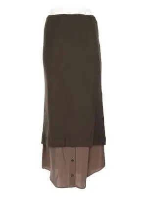 ALYSI Midi Skirt - Brown