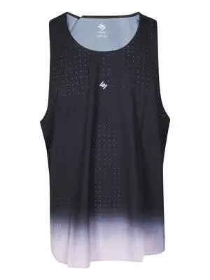 247 REPRESENT Perforated Running Singlet - Nero