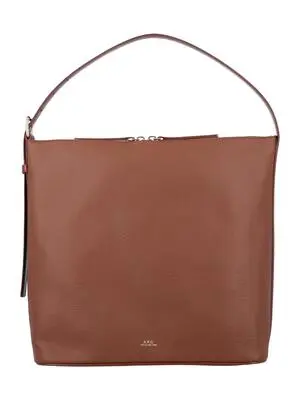 A.p.c. Vera Leather Shoulder Bag - Brown
