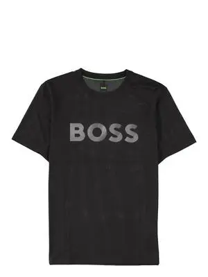 BOSS Performance Stretch Crewneck T-shirt - Black