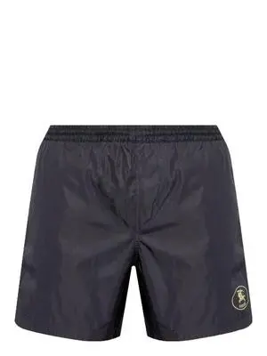 Burberry Drawstring Logo Detail Shorts - Black