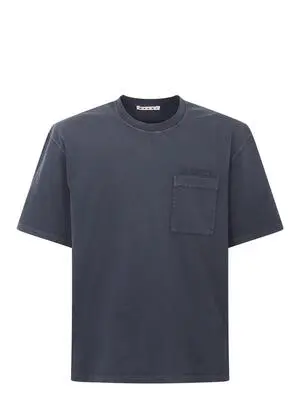 MARNI MARNI Classic Cotton Knit T-Shirt With Pocket