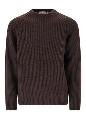 Carhartt Work In Progress CARHARTT WIP Ribbed Crewneck Sweater Brown
