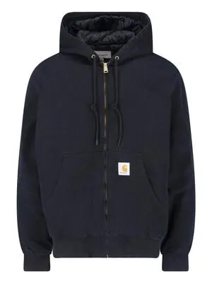 Carhartt Work In Progress Carhartt WIP Hooded Zip-Up Jacket Black