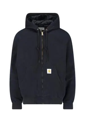 Carhartt Work In Progress Hooded Zip-up Jacket - Black